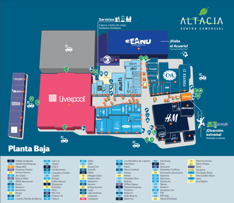 Centro Comercial Altacia en León Guanajuato